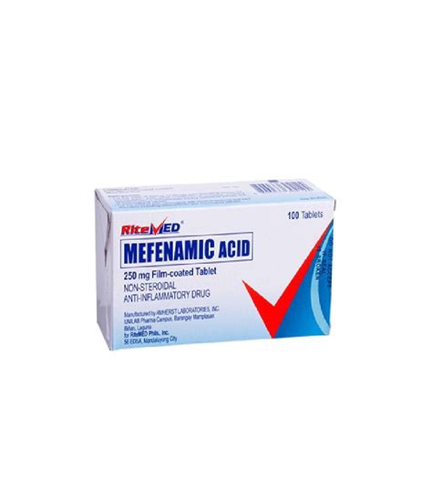 Rm Mefenamic Tab 250mg 100 Mrp Rose Pharmacy Medicine Delivery