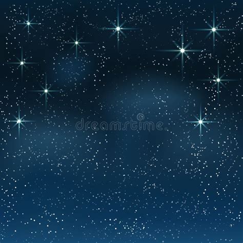 C U Estrelado Da Noite Ilustra O Do Vetor Ilustra O De Astrologia