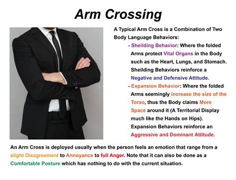 The Typical Arm Cross Explanation Emotions And Exceptions R Bodylanguage