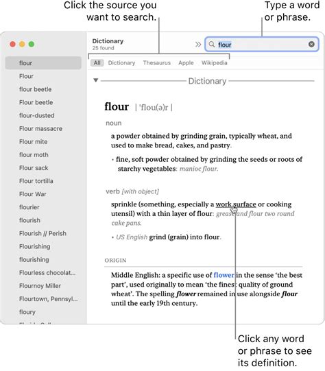 Dictionary User Guide For Mac Apple Support