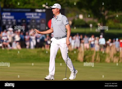 Justin Thomas Reacts On The 18th Hole During The Third Round Of The