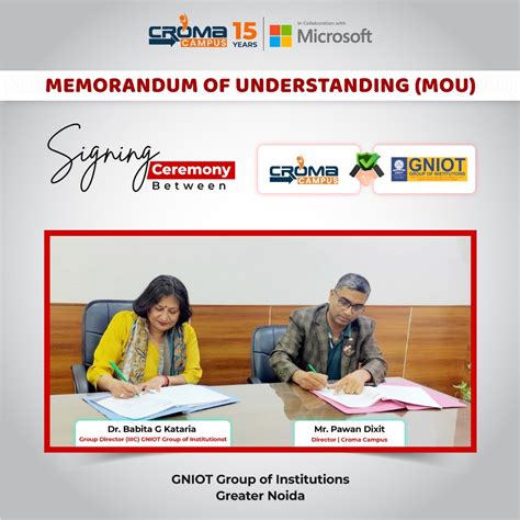 📢 𝐄𝐱𝐜𝐢𝐭𝐢𝐧𝐠 𝐏𝐚𝐫𝐭𝐧𝐞𝐫𝐬𝐡𝐢𝐩 Croma Campus Pvt Ltd Facebook