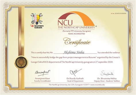 Akshima Sinha On Linkedin Projectmanagement Resume Education