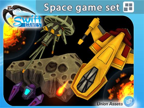 space shooter set vfx particles unity asset store