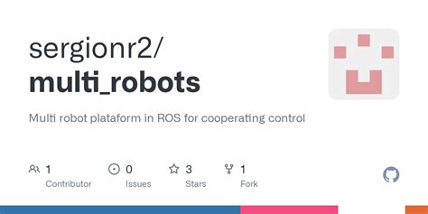 Github Sergionr2multirobots Multi Robot Plataform In Ros For