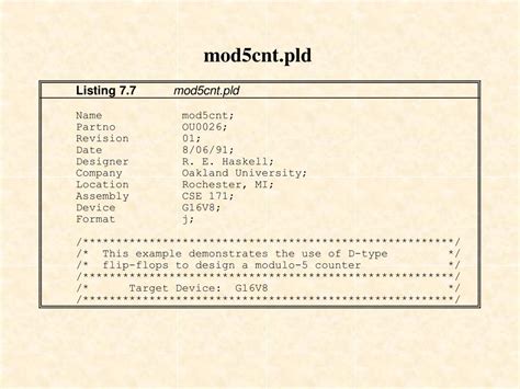 PPT Modulo N Counters PowerPoint Presentation Free Download ID 591107