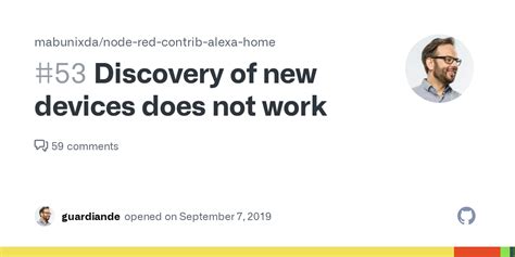 discovery of new devices does not work · issue 53 · mabunixda node red