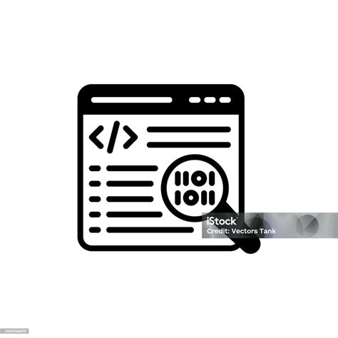 Code Audit Icon In Vector Logotype Stock Illustration Download Image