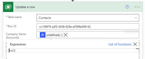 how to set lookup fields with null value from dynamic content in