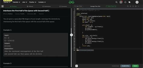 Day 82 Of 100daysofcode Interleave Queue Sabyasachi Mohapatra