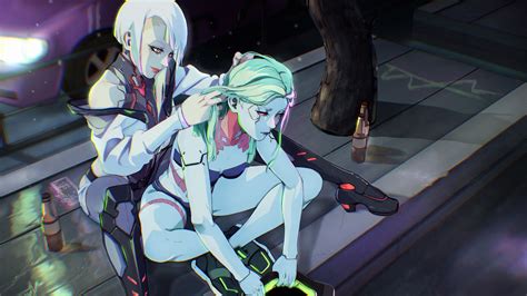 Artstation Cyberpunk Edgerunners Lucy And Rebecca Got Something