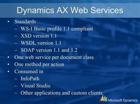 Microsoft Dynamics AX Enterprise Resource Planning PPT
