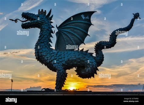 Kazan Russia June 26 2017 Statue Of Zilant A Legendary Creature