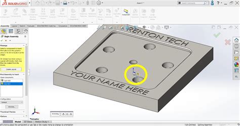 Inserting Components Into Assemblies Introduction To Solidworks