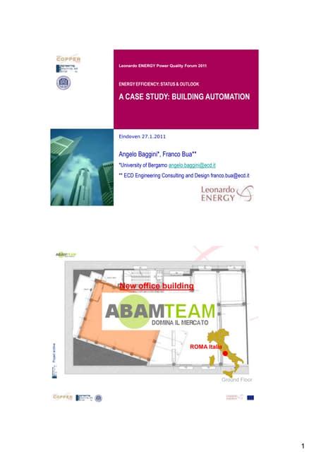 Energy Efficiency With Building Automation Systems I Certificate Pdf