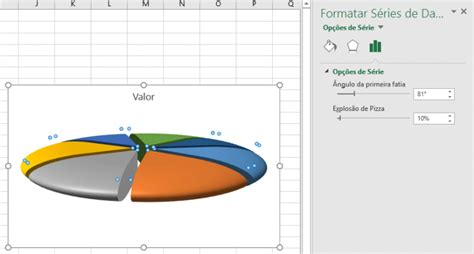 Gráfico De Pizza Excel 3d Com Bordas Arredondadas E Salvar Gráfico Como