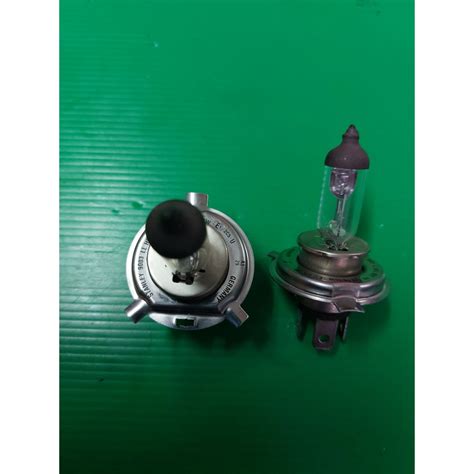 หลอดไฟหน้าเดิมขั่ว H4 60 55w 12v สีส้มเดิมๆๆติดรถ ราคาต่อ2หลอด แท้มือ