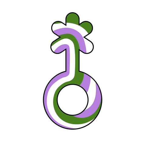 Genderqueer Gender Symbol Lgbtq Community Pride Month 21696017