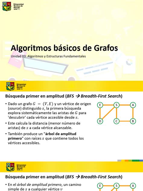 Ada Algoritmos Básicos De Grafos Parte 5 Pdf Teoría De Grafos