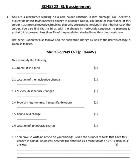 Solved Bchs322 Su6 Assignment 1 You Are A Researcher