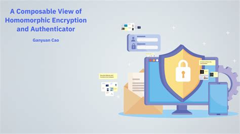 A Composable View Of Homomorphic Encryption And Authenticator By