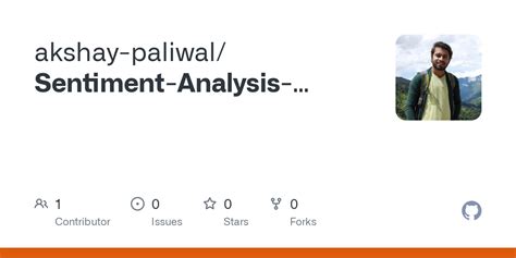 GitHub Akshay Paliwal Sentiment Analysis Using Classification