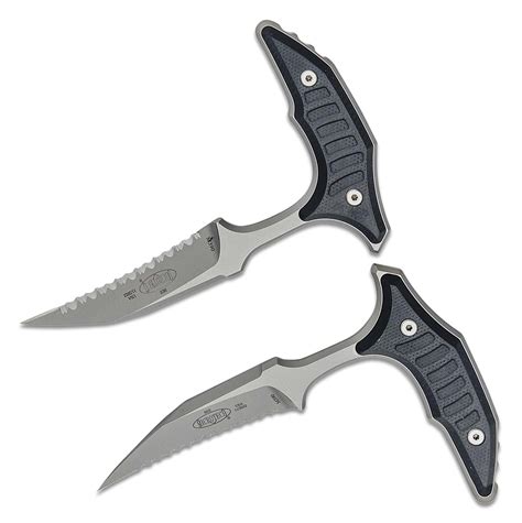 Microtech Bastinelli Creations Signature Series Double Bee Push Dagger Set 2 5 M390 Bead