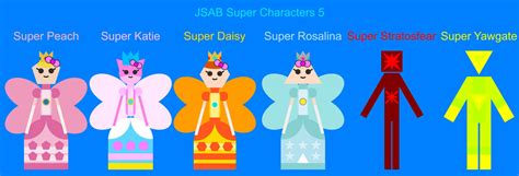 Jsab Super Characters 5 By Jordanli04 On Deviantart