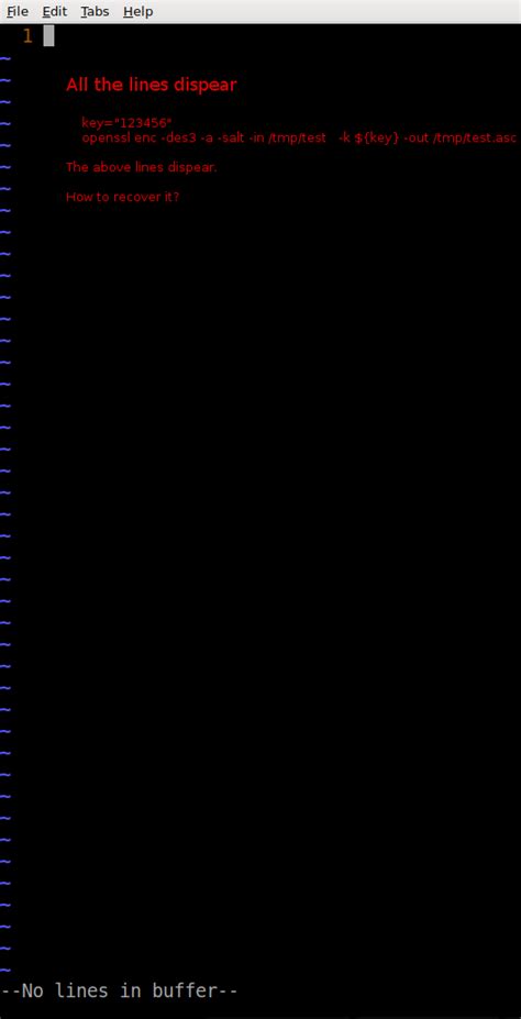 Bash Why All Lines Dispear After Executing The Lines On Edited File