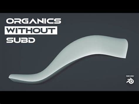Curvy Shapes Without Subd Blender Tutorial Artofit