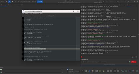 siril 1 4 problem with script preprocessing withoutdark v1 0 siril