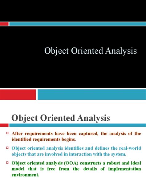 object oriented analysis pdf class computer programming object