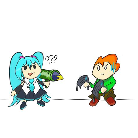 Miku Meets Pico By Thepgs On Newgrounds