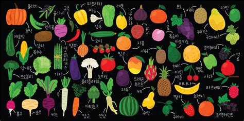 디자인다소 시장놀이현수막 채소과일 이름공부 479