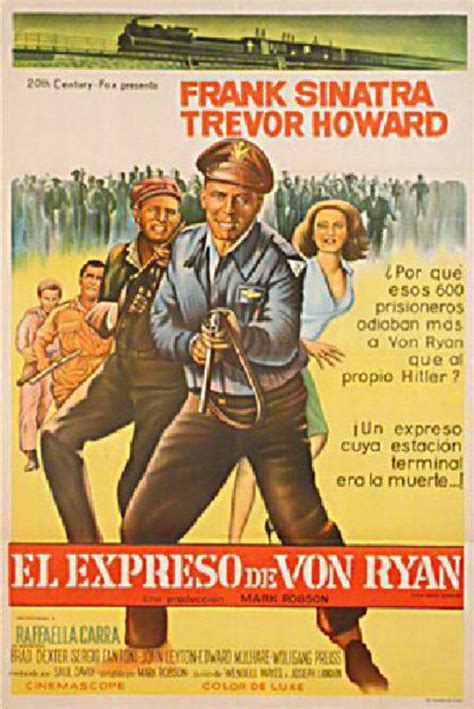 Von Ryans Express Original 1965 Argentine Movie Poster Posteritati