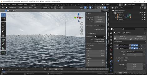 Seascapes In Blender With Ocean Modifier And Hdri Materials And