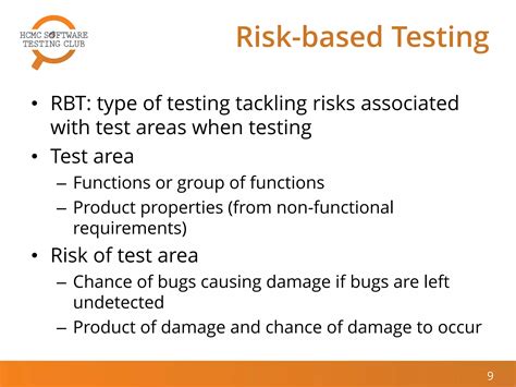 Hcmc Stc Jan 2015 Risk Based Software Testing Approaches Pdf Educational Assessment