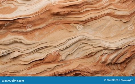 Sedimentary Texture Closeup Created With Generative Ai Stock