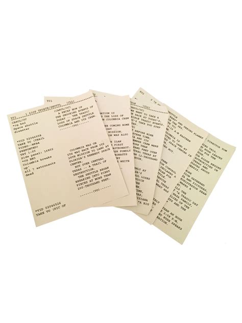 Columbia Explosion Script Collecting The News