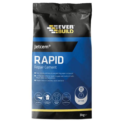 Everbuild Jetcem Rapid Set Cement 3kg Collect Or Delivery