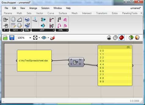 Getting Grasshopper Connected To Excel Grasshopper