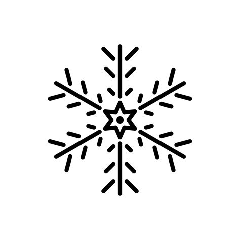 Snowflake Icon Vector 12178204 Vector Art At Vecteezy