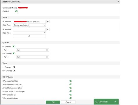 Solved Snmp No Response Timed Out Fortinet Community