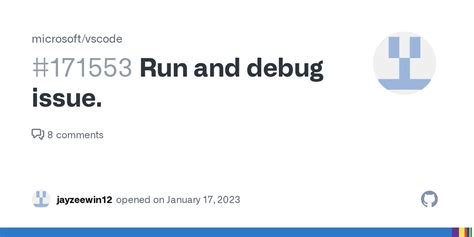 Run And Debug Issue Issue Microsoft Vscode GitHub
