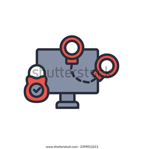 Cyber Crime Icon Vectoreditable Strokelinear Style Stock Vector Royalty Free 2399012613