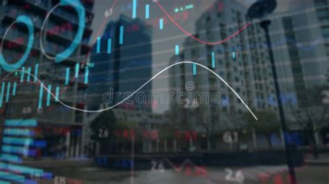 Animation Of Statistical And Stock Marketdata Processing Against View