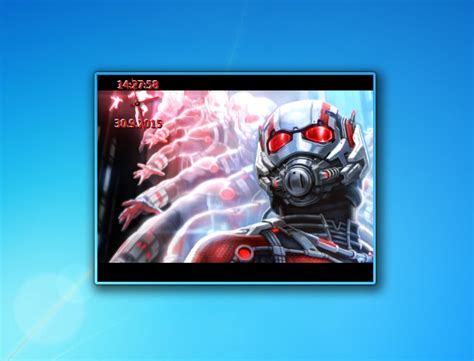 Slideshow Clock Windows Desktop Gadget