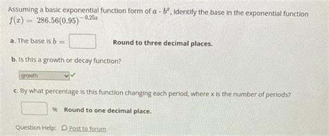 solved assuming a basic exponential function form of a bf
