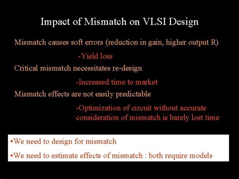 mismatch modeling of mos transistors for deep submicron