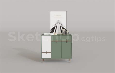 6543 Free Sketchup Console Table Model Download